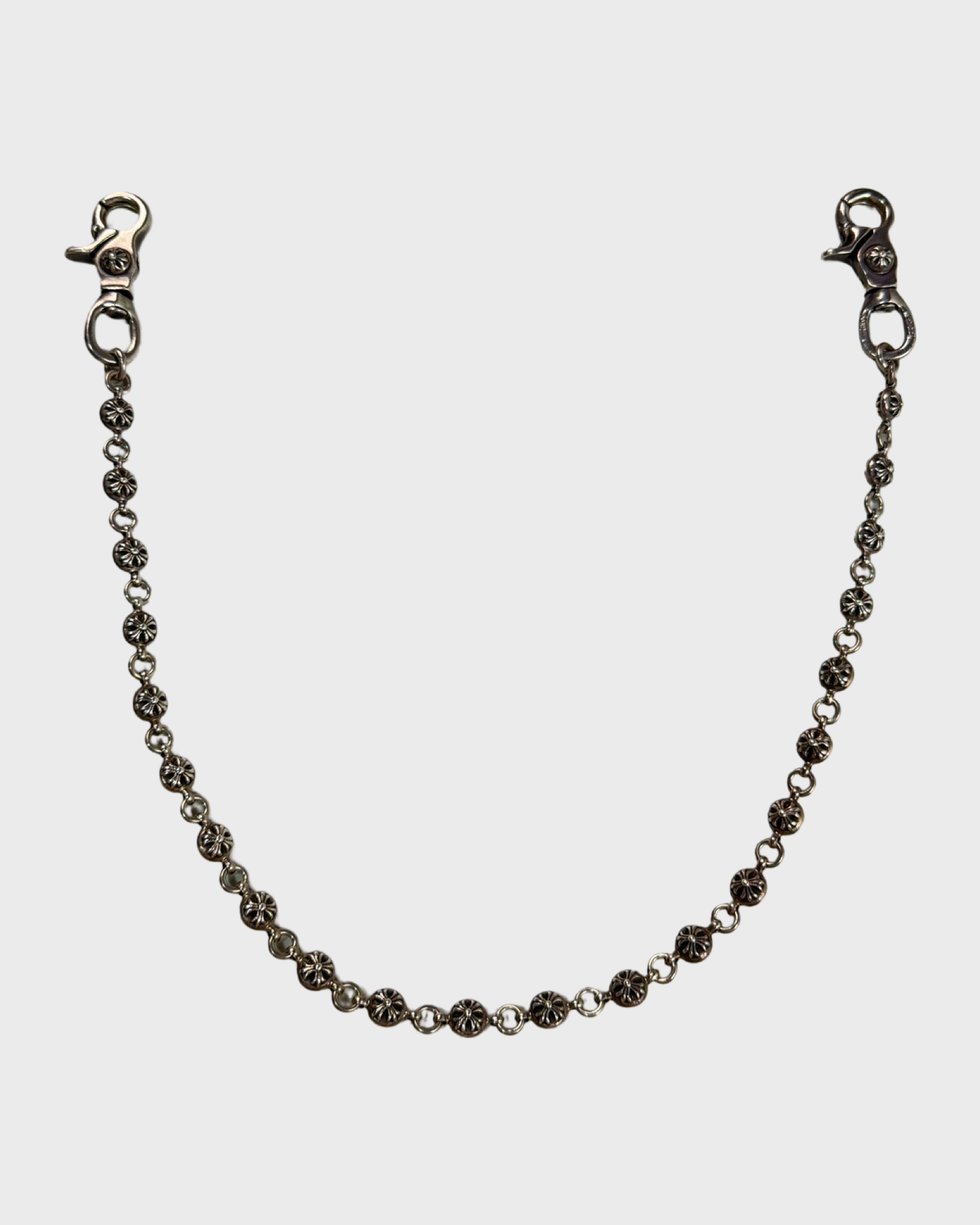 Chrome Hearts Cross Ball Wallet Chain Double Lobster Clips SZ:OS ...