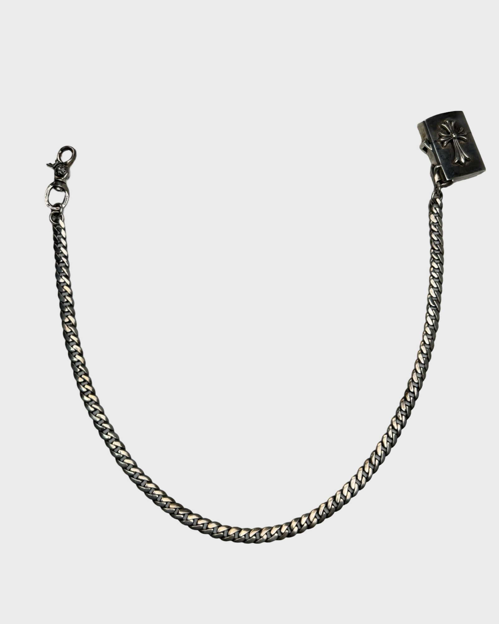 Chrome Hearts Cuban Link Wallet Lighter Wallet Chain SZ:75CM – Bankofgrails