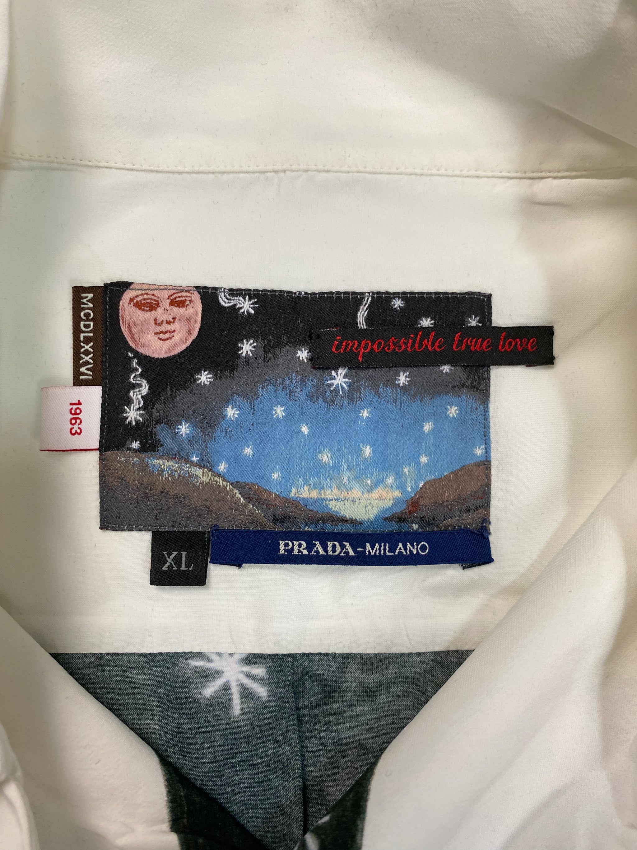 Prada AW16 impossible true love shirt by Christophe Chemin SZ:XL – Bankofgrails