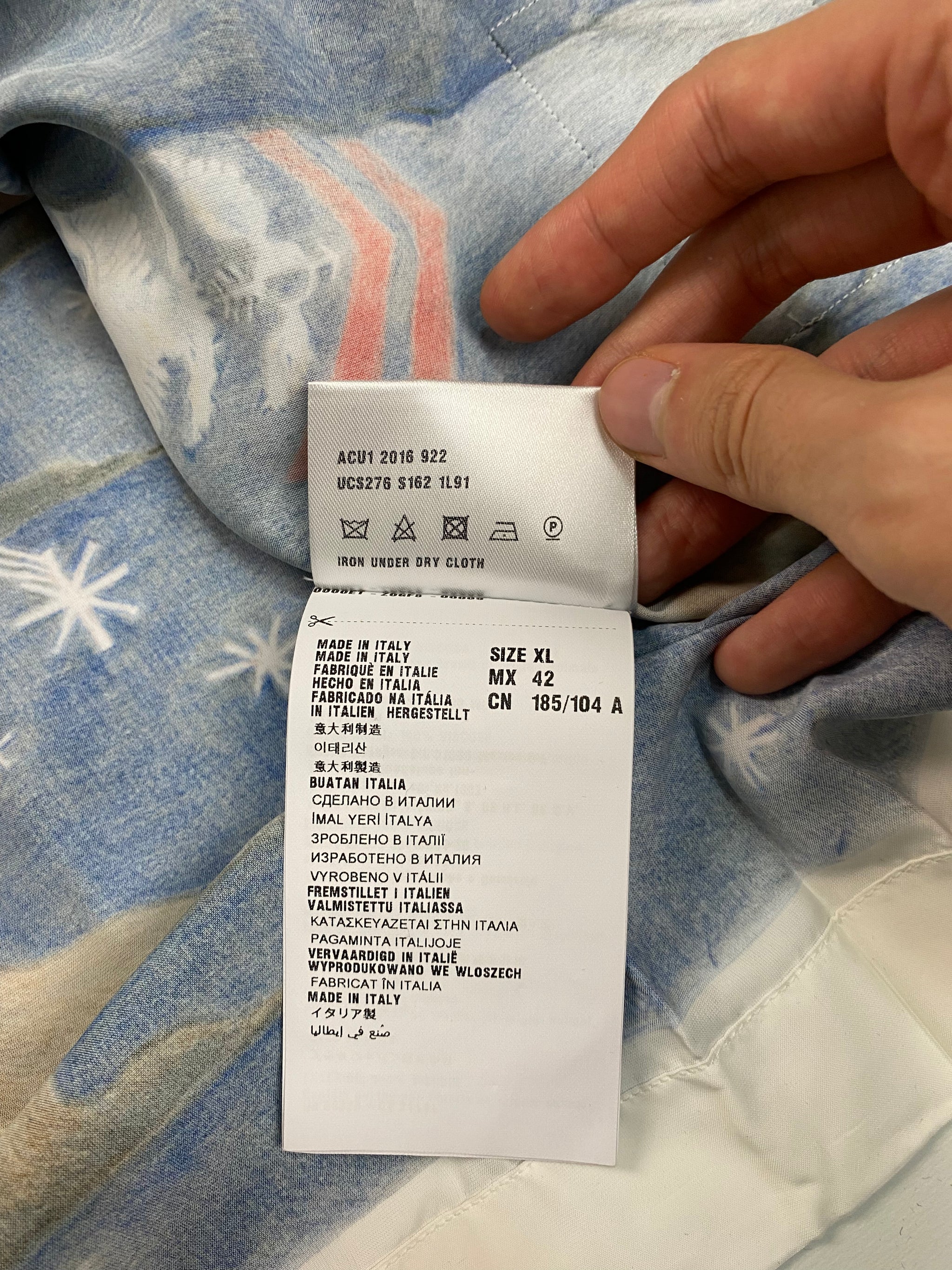 Prada AW16 impossible true love shirt by Christophe Chemin SZ:XL ...